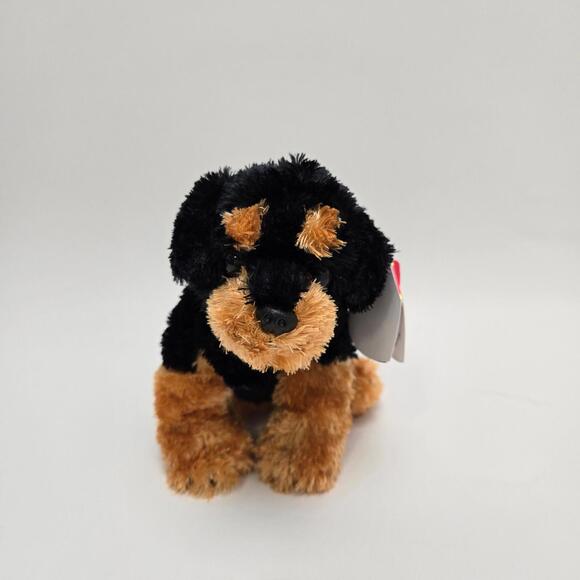 Toys | Ty Beanie Baby Brutus The Puppy Dog Rottweiler Sitting Version 7 ...